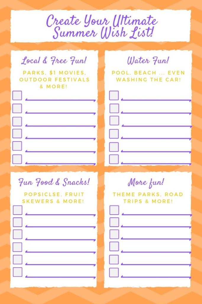 Create YOUR Ultimate Summer Wish List! - Coppelia Marie